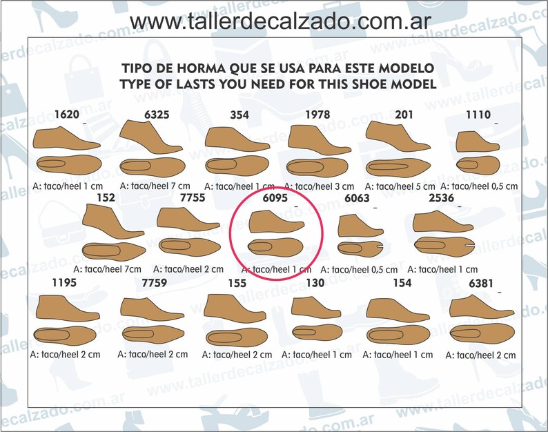 Shoe Pattern KOA KIDS 6095X - Digital PDF - Patrones De Calzado -real ...