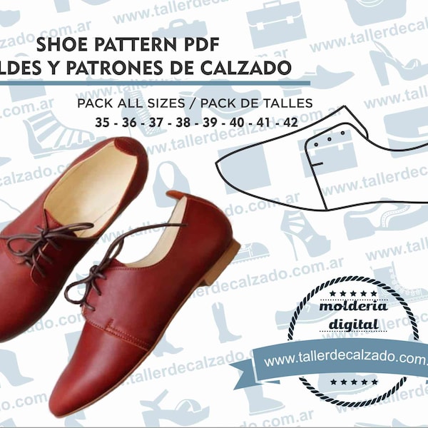 Adult Shoe Pattern - Etsy