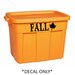 Fall Storage Bin Decal, Storage Container Decal, Decal for Storage ...