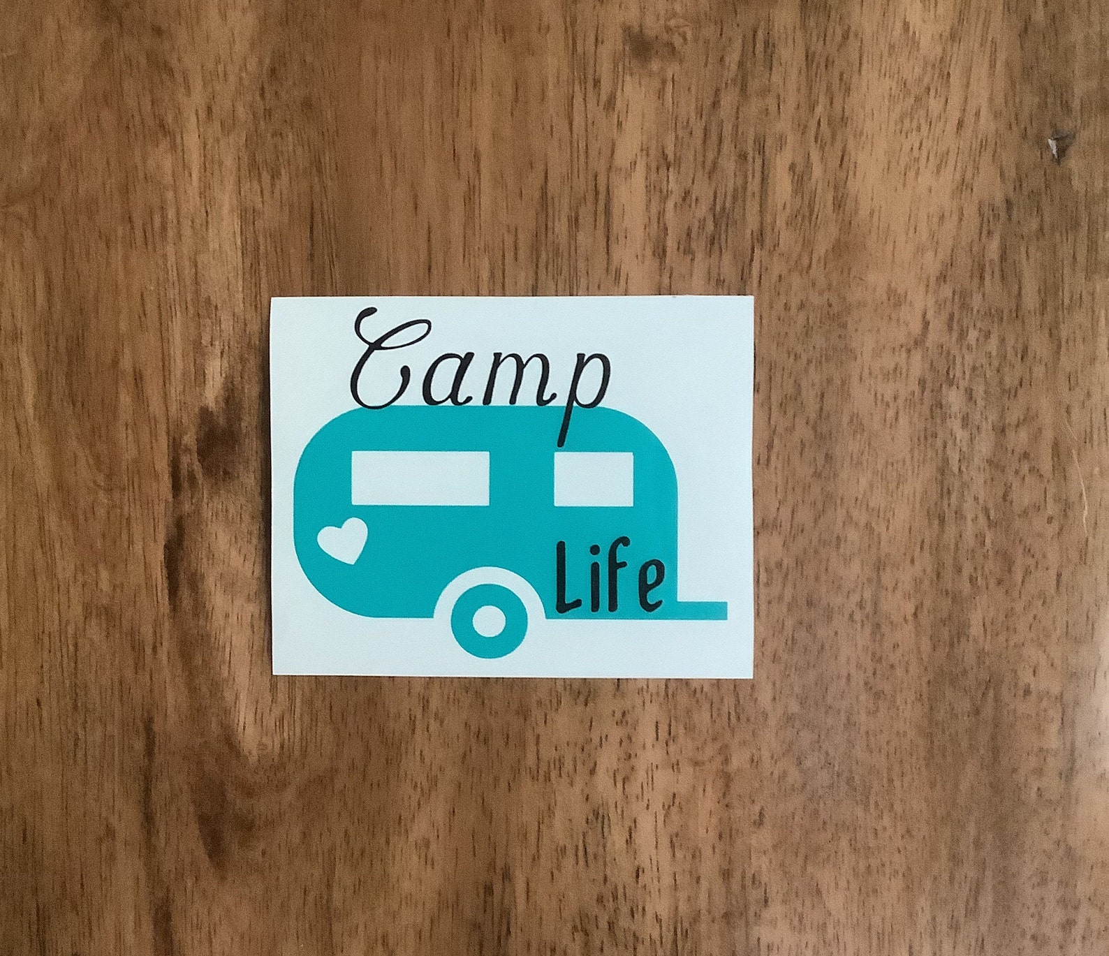 Camp Life Vinyl Sticker Camping Decal Glamp Life Vinyl | Etsy