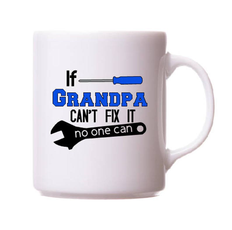 If Grandpa Cant Fix It Grandpa Vinyl Decal Funny T Etsy