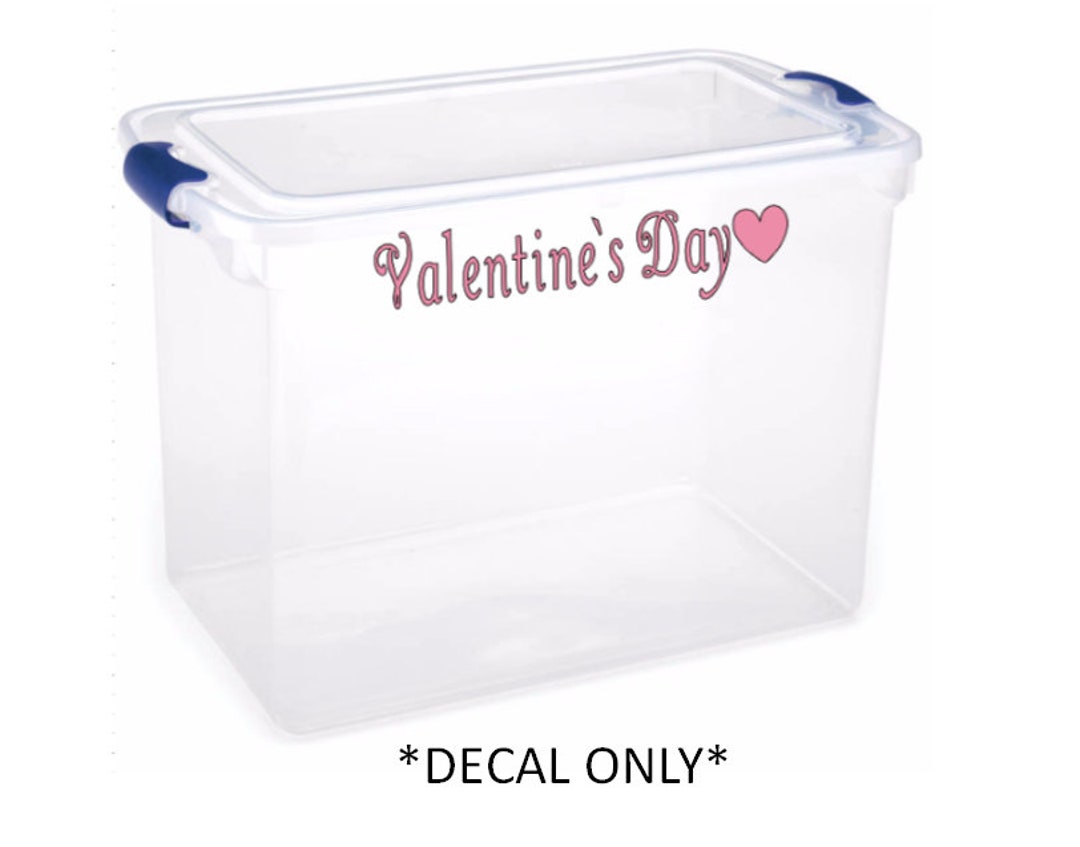Valentine, Labels, Container Labels, Storage Decal, Storage Container ...