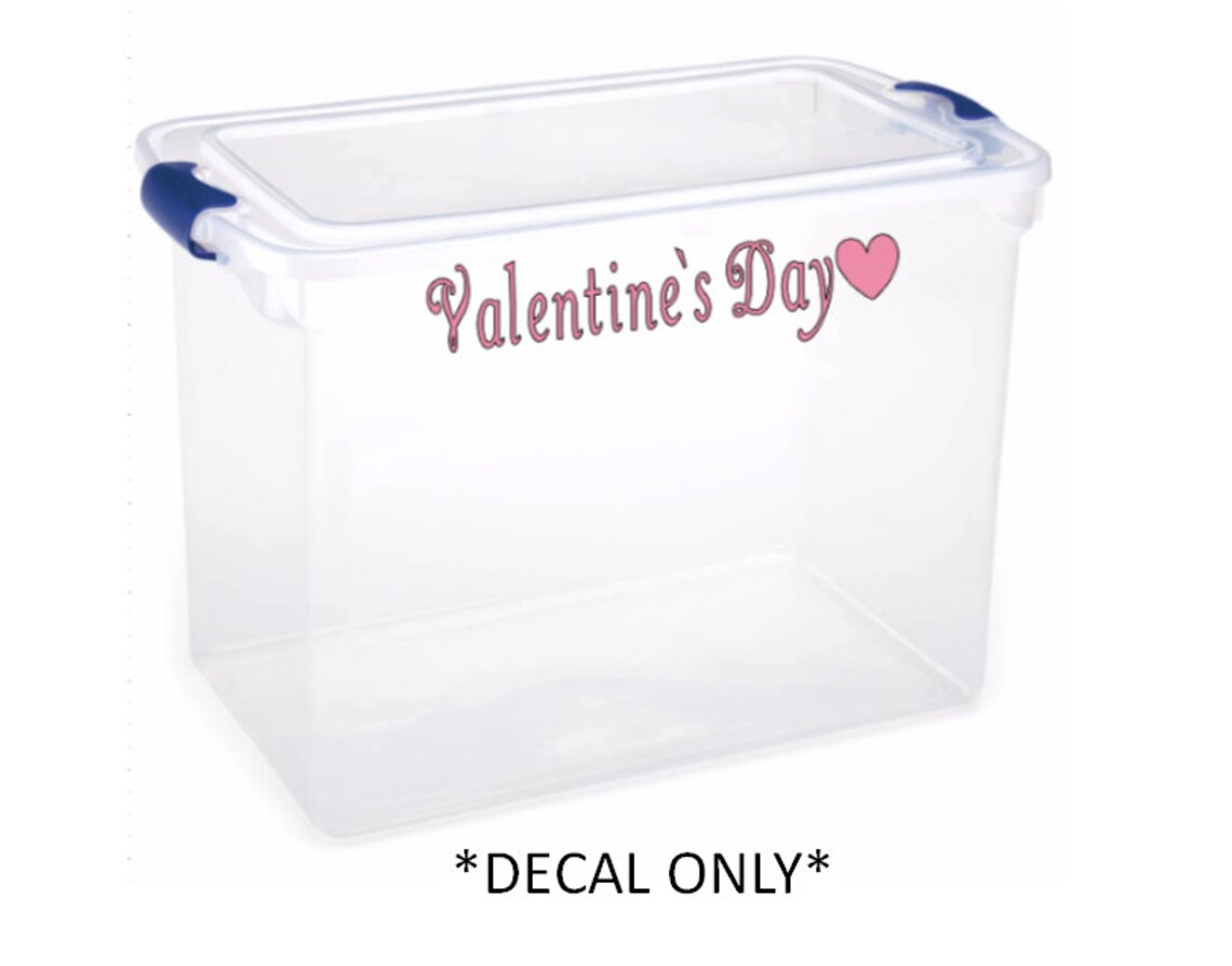 Valentine Labels Container Labels Storage Decal Storage - Etsy