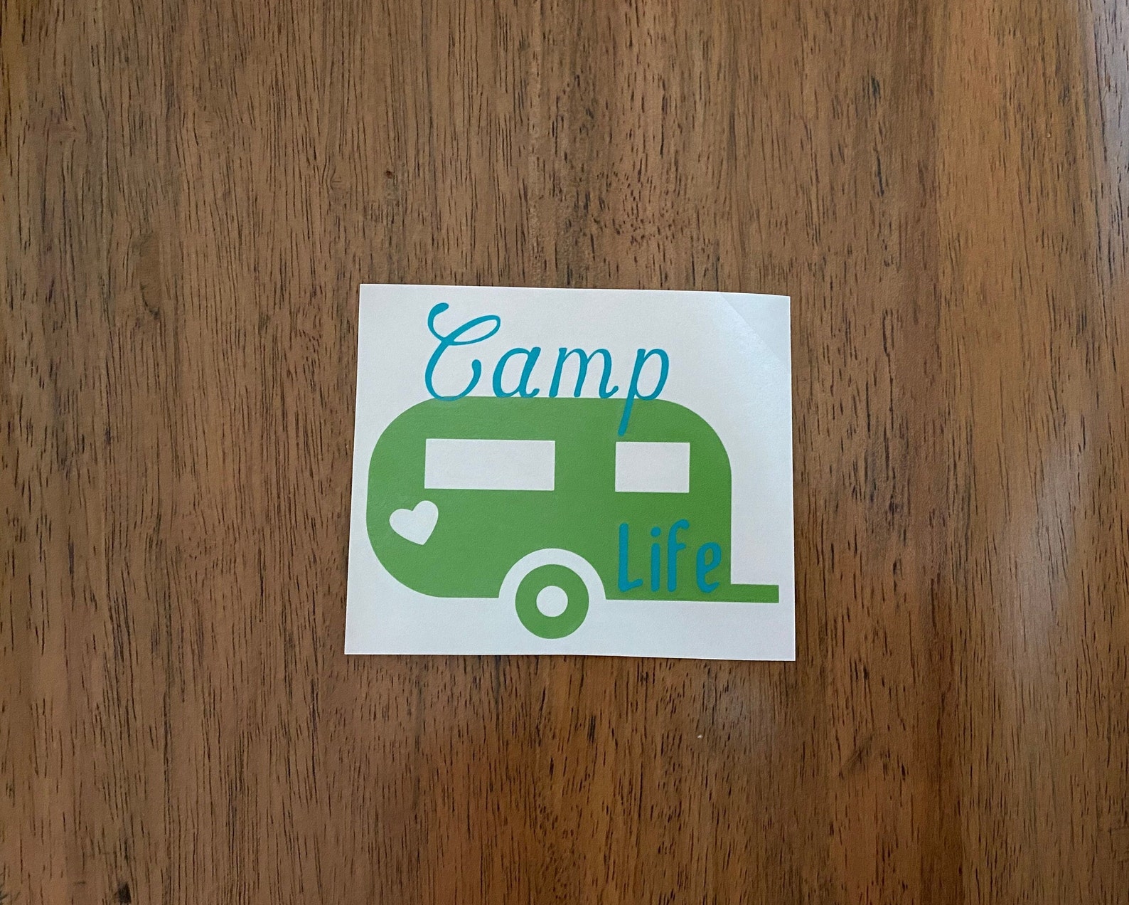 Camp Life Vinyl Sticker Camping Decal Glamp Life Vinyl | Etsy