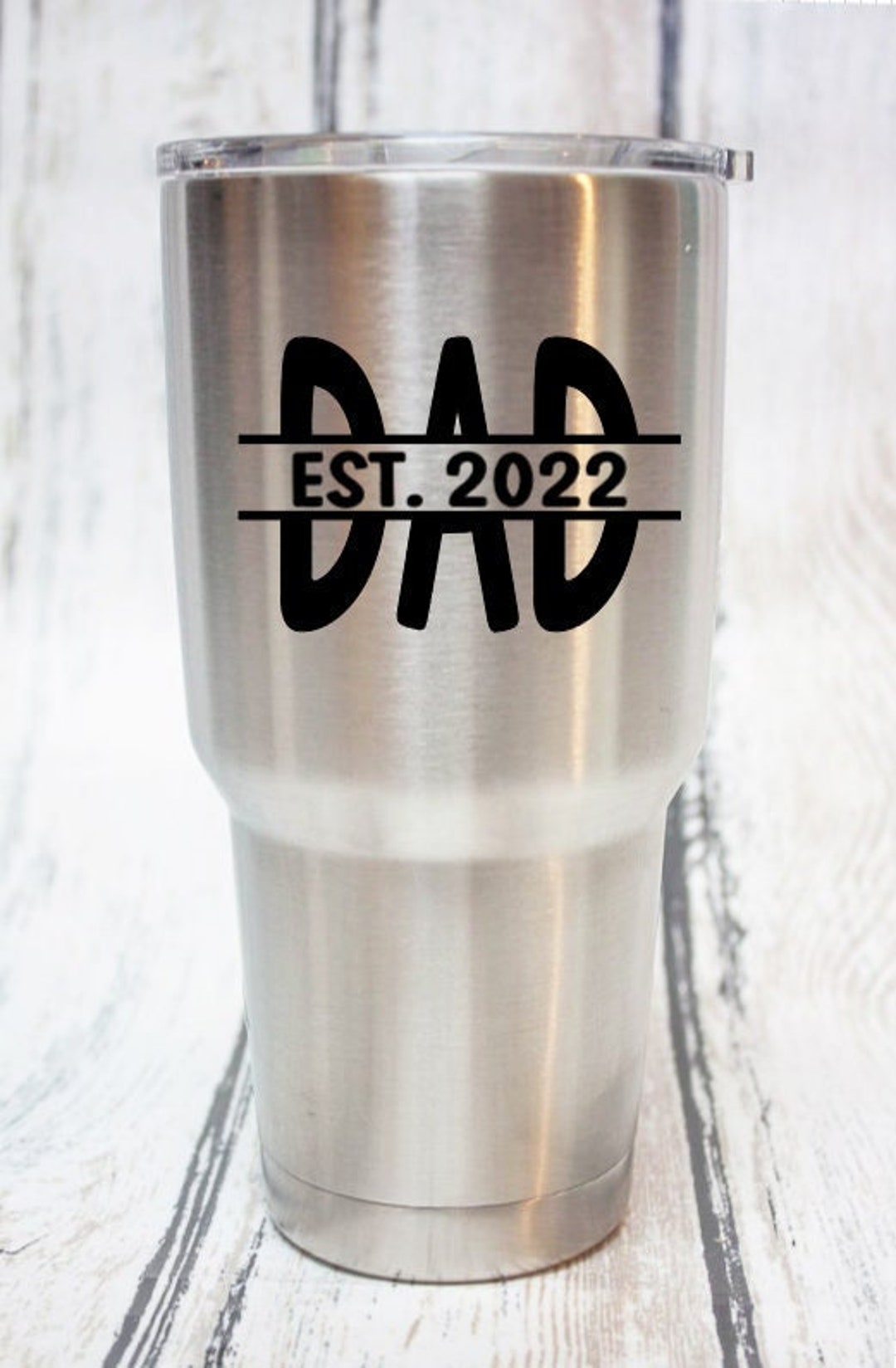 Dad Split Decal, Custom Dad Decal, Father's Day, Dad Split Monogram ...