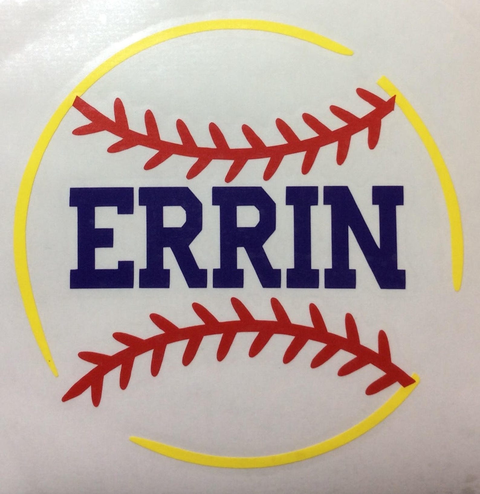 Softball Name Decal Custom Name Decal Name Decal Helmet | Etsy