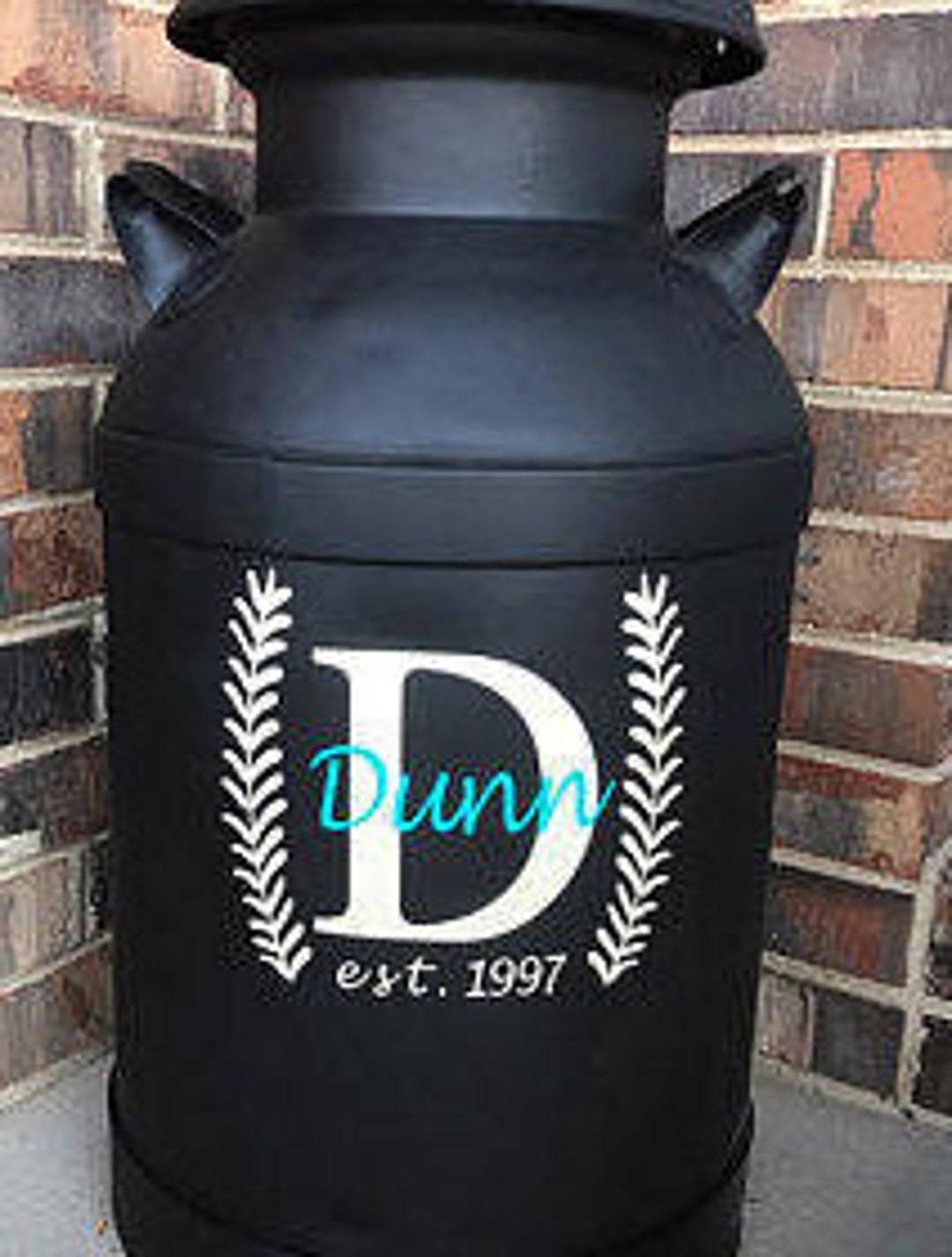 Milk Can Decal, Decal for Milk Can, Front Porch Decor, Farmhouse Decor ...