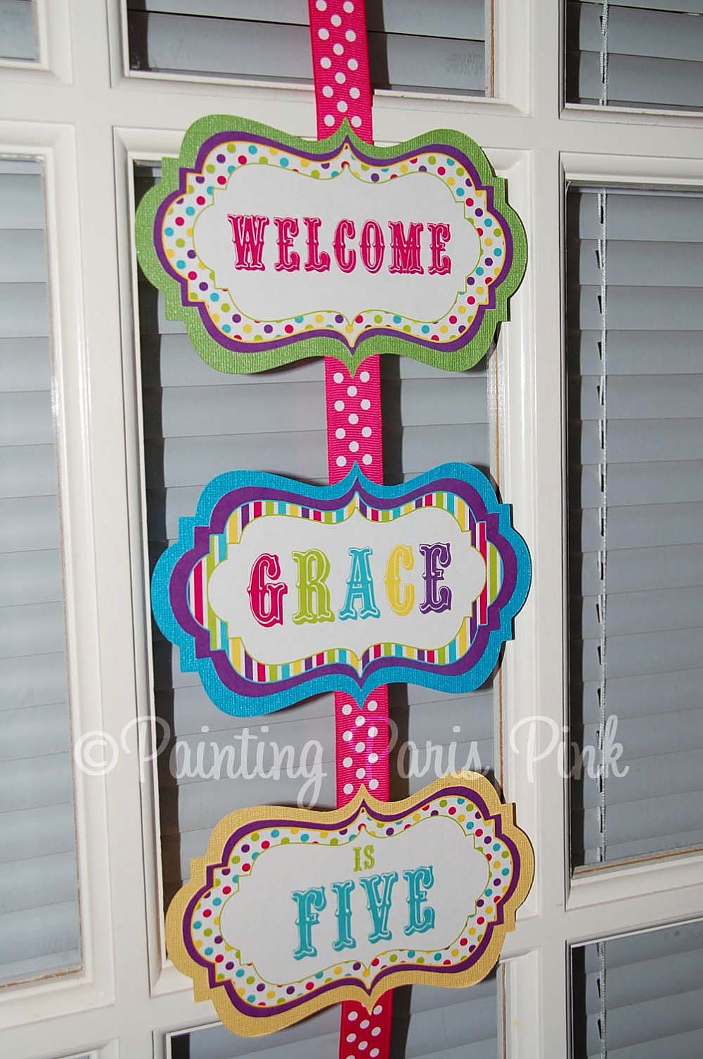 Printable Fancy Welcome Sign Carnival Ride Party Collection | Etsy
