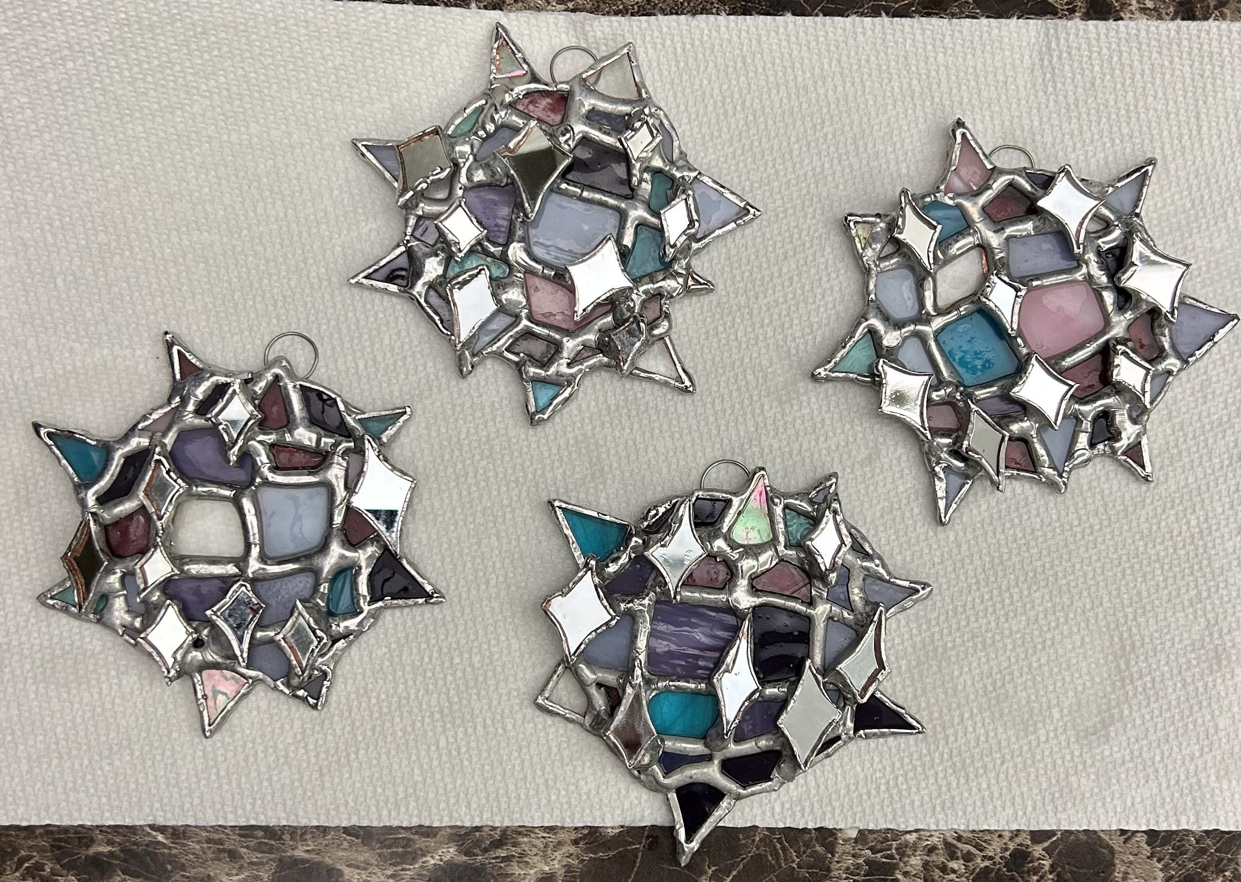 Disco Ball Flail Stained Glass Sun Catcher - Etsy