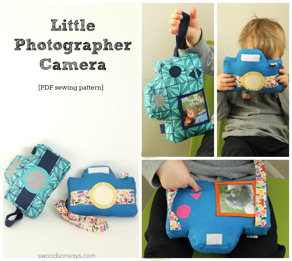 Little Photographer Camera -PDF Sewing Pattern for a Softie - Etsy