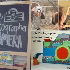 Little Photographer Camera -PDF Sewing Pattern for a Softie - Etsy