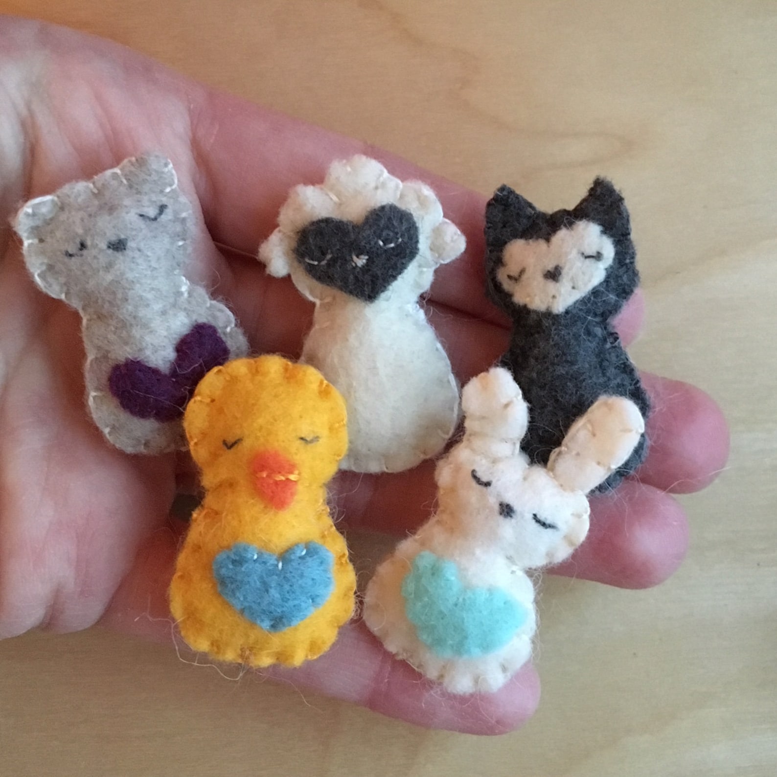 Mini Pocket Critters PDF Sewing Pattern for Felt Softies | Etsy