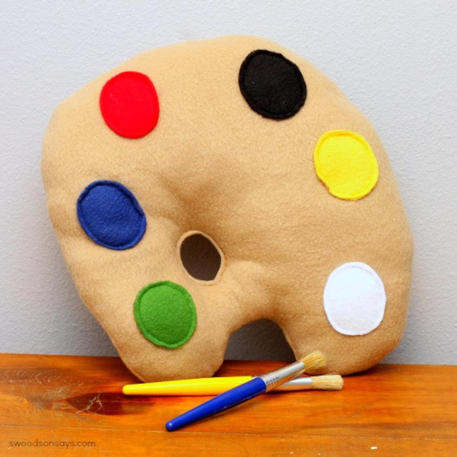 Little Artist Palette - PDF Sewing Pattern for a Softie/puzzle - Etsy