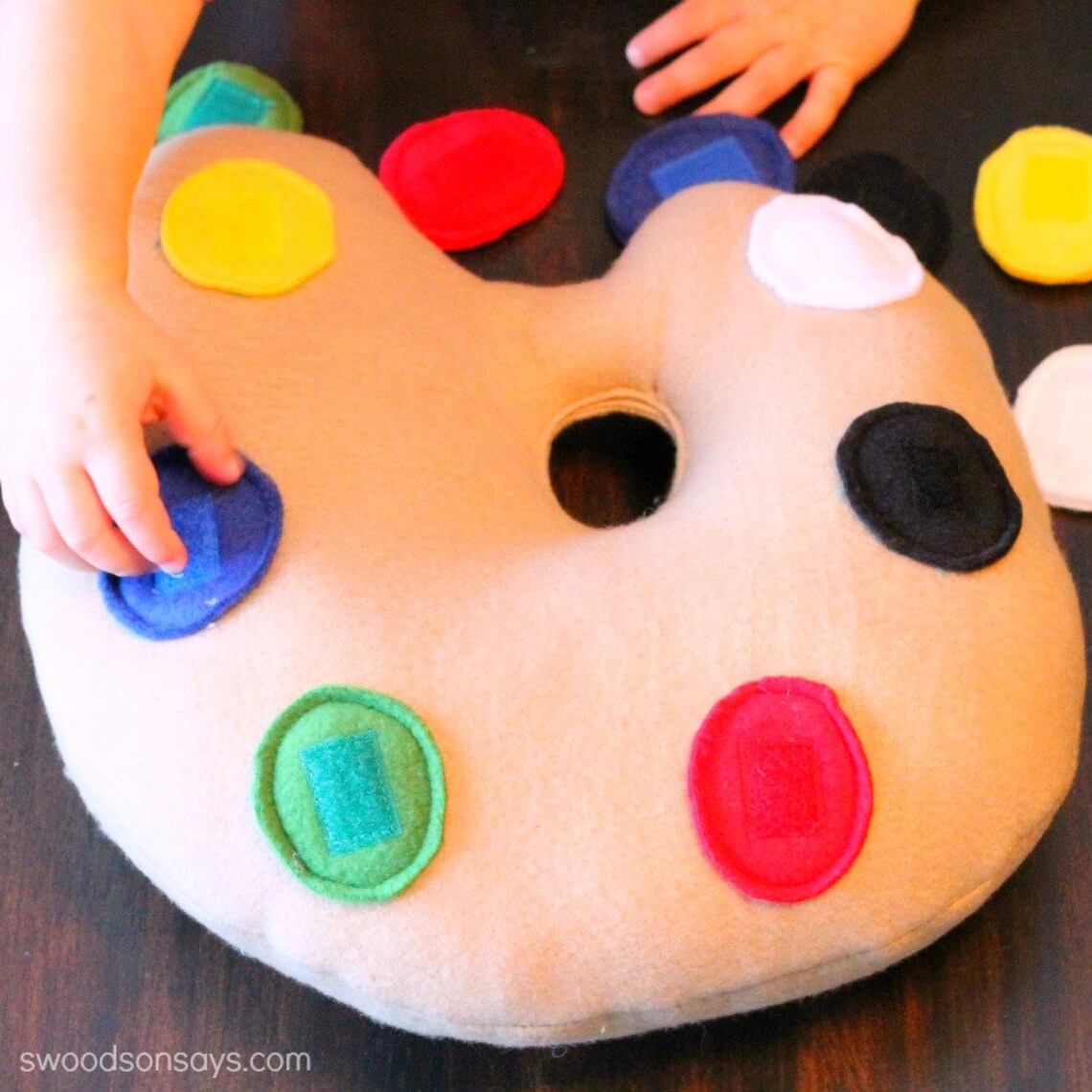 Little Artist Palette - PDF Sewing Pattern for a Softie/puzzle - Etsy