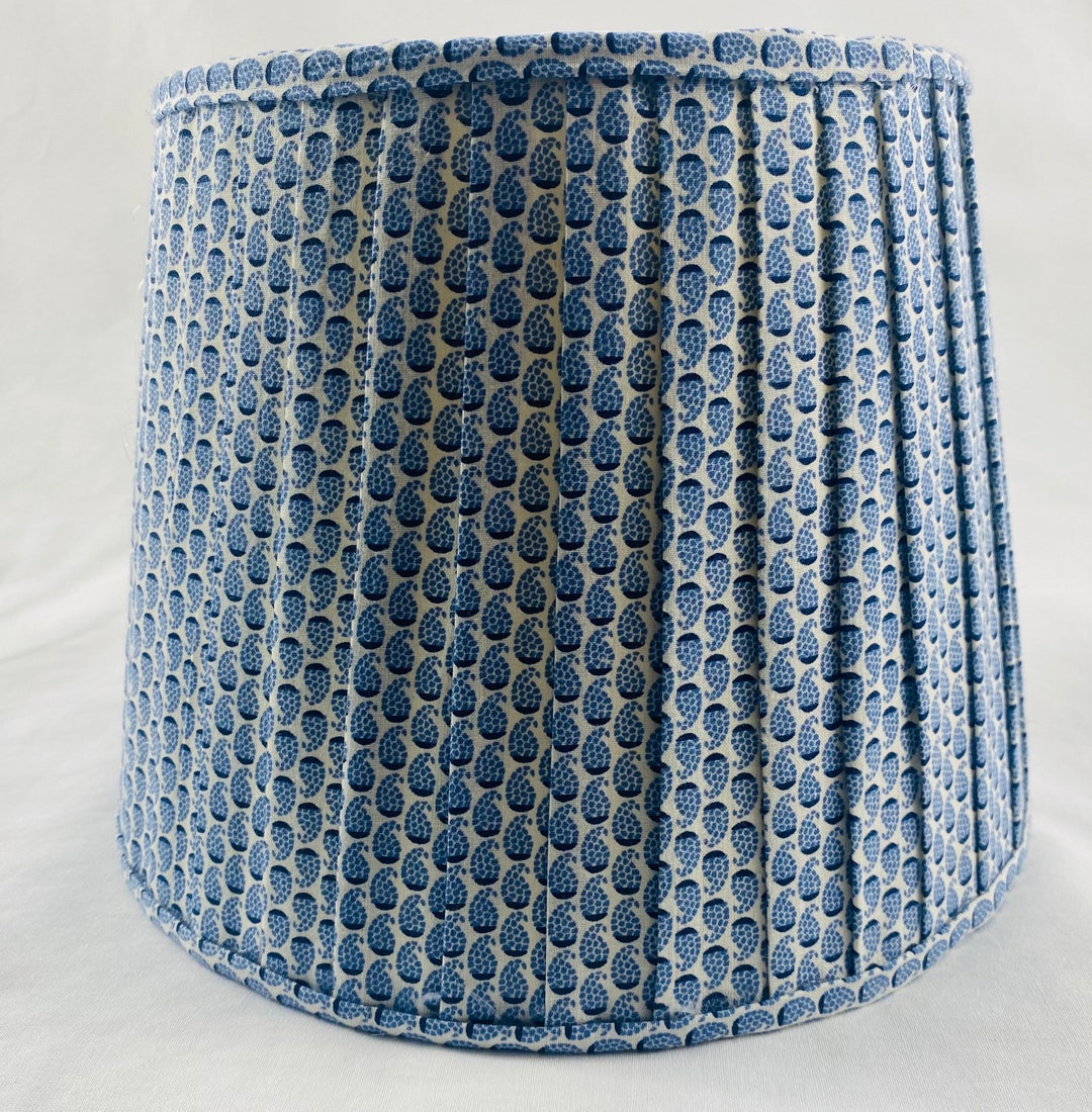 Fabric Pleated Lamp Shade, Made to Order, Multiple Sizes and Color ...