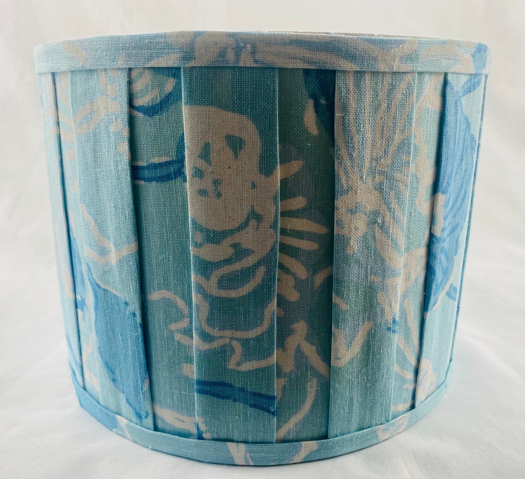 Fabric Pleated Lamp Shade, Made to Order, Multiple Sizes and Color ...