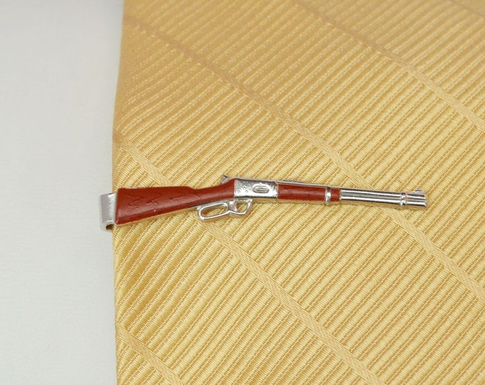 Vintage Rifle Tie Bar Hunting Enthusiast - Etsy