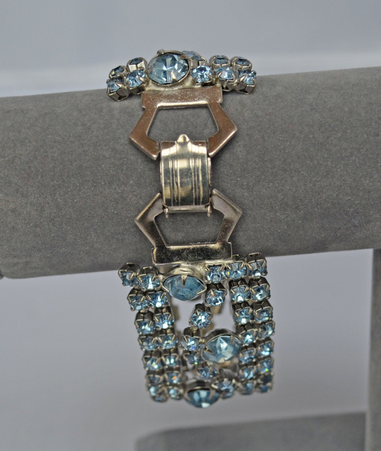 Vintage WEISS Bracelet Rhinestone Circa 1940 - Etsy