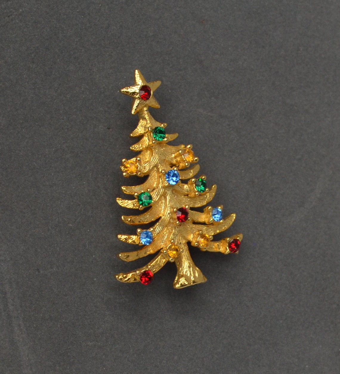EISENBERG ICE Pin Christmas Tree Rhinestones 1970s - Etsy