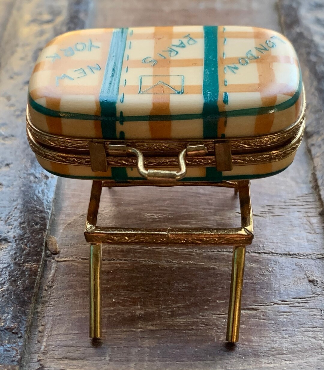 VERY RARE Vintage Limoges "travel Suitcase" Trinket Box - Etsy