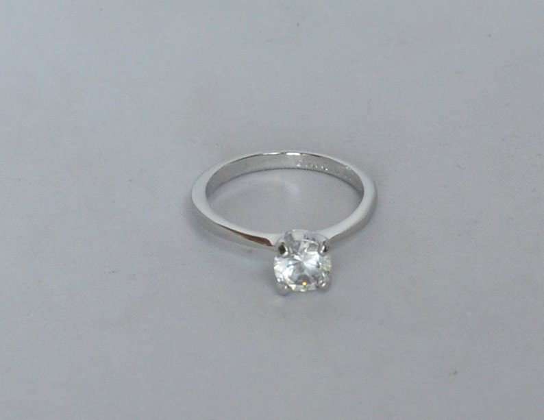 AVON 1979 Sterling 1 1/2 Carat BRILLIANTELL SOLITAIRE Cz Ring | Etsy