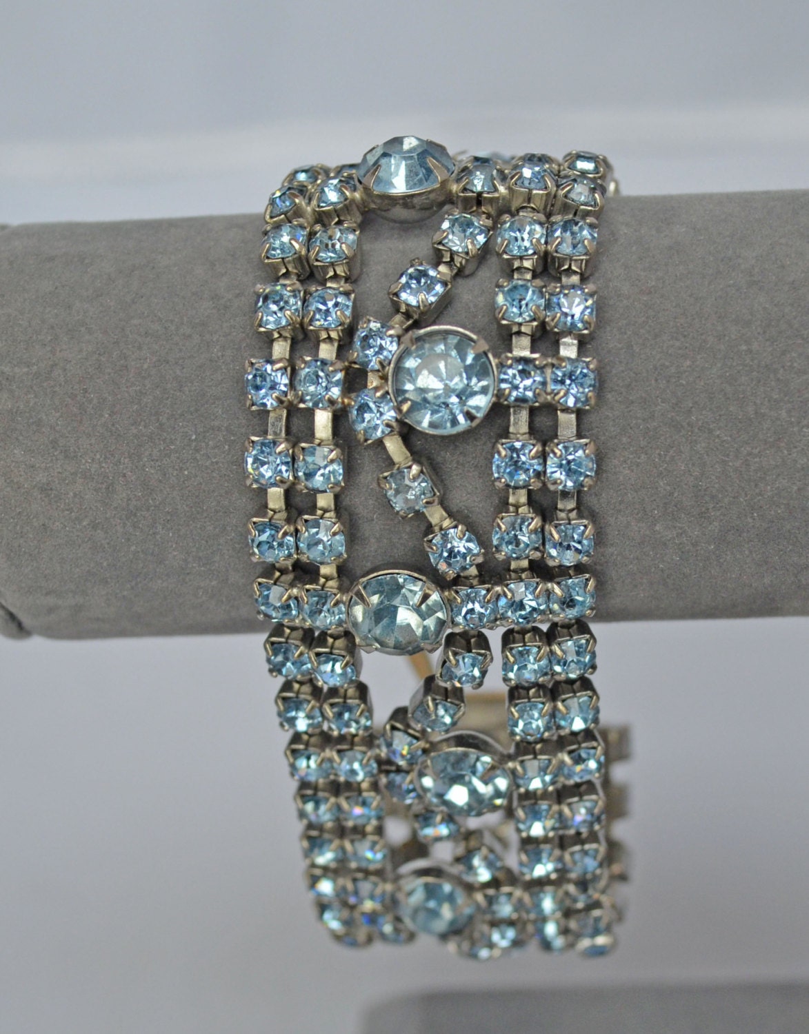 Vintage WEISS Bracelet Rhinestone Circa 1940 - Etsy