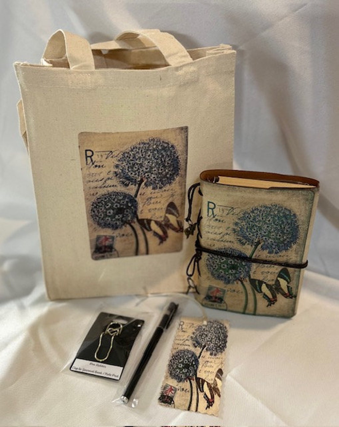 Fashion Retro Journal Book/tote Bag matches Journal Sets - Etsy