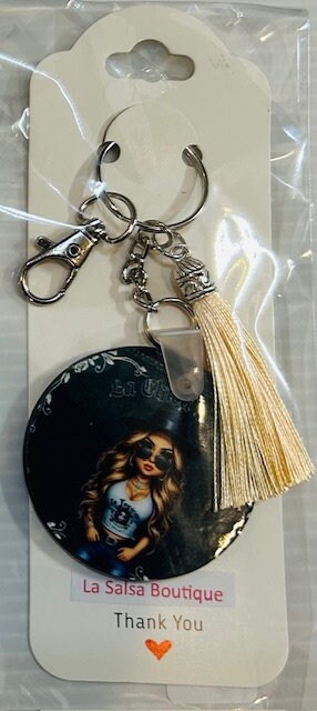 Chicana Latina Keychains, Frida Kahlo, Chingona Keyrigns, Lowrider Key ...