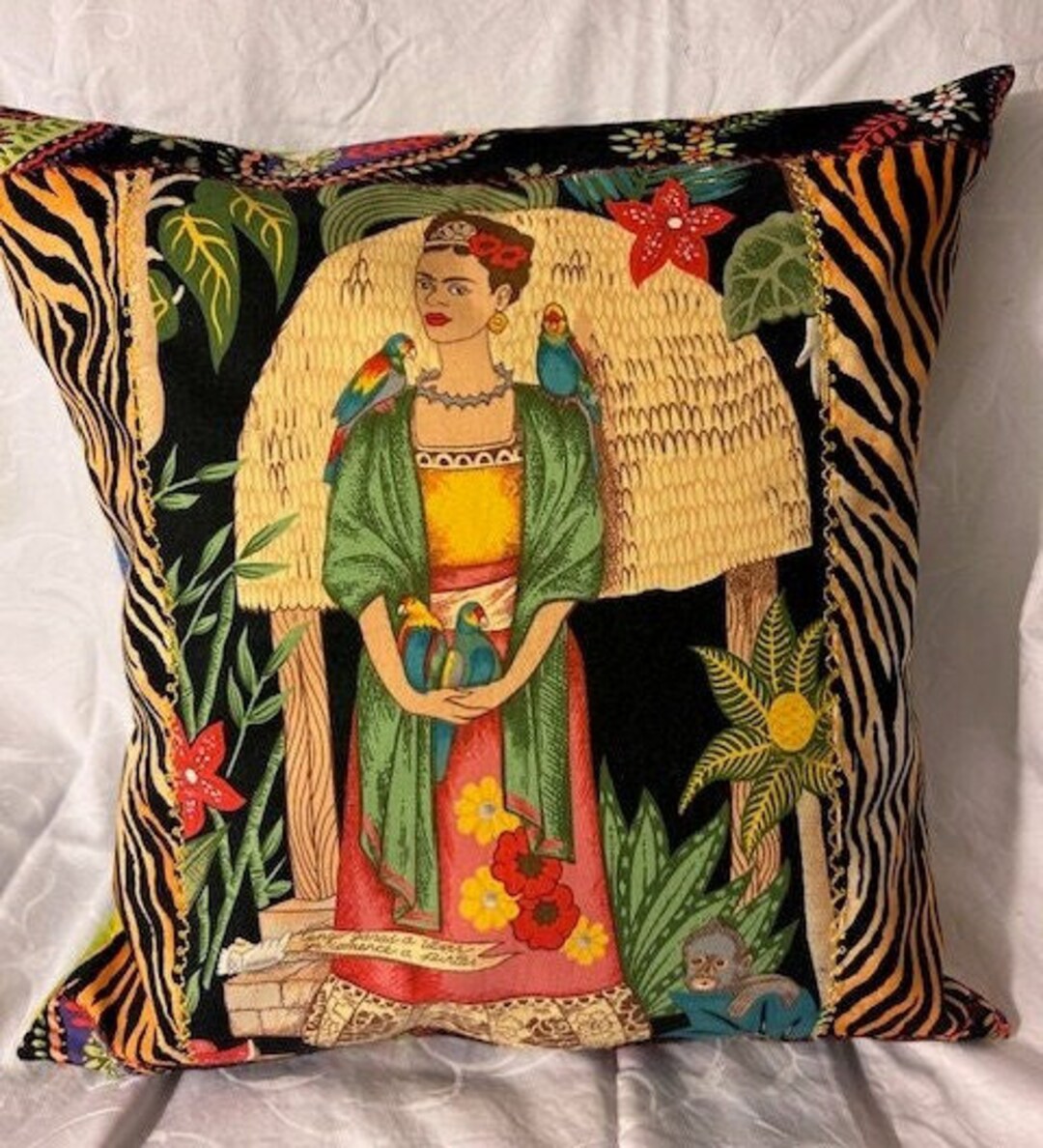 Handcrafted Throw Pillows With Inserts Assorted Prints Frida Kahlo ...