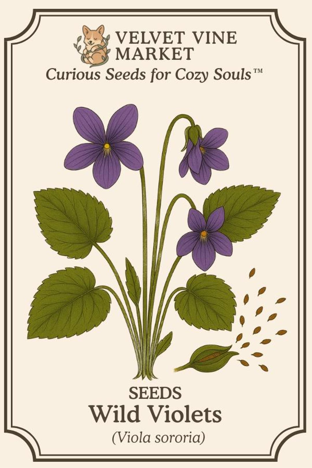 25 Wild Violet Seeds (viola Sororia) - Hardy Ground Cover, Edible ...
