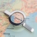 Personalised Map Tie Clip Real Vintage Map Sliver Tie Clip - Etsy
