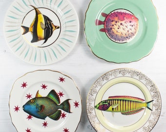 Fish plates | Etsy