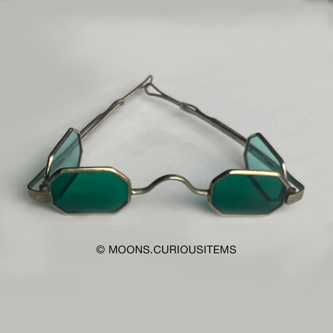 Victorian Sunglasses-4 Pairs-1800's With Cobalt Blue,lighter Blue ...