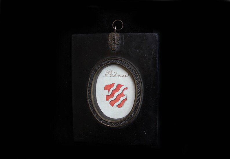 Hand Drawn Family Crest-1700's rare and Charming Hand - Etsy