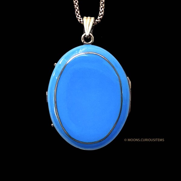 Enamel Locket - Etsy