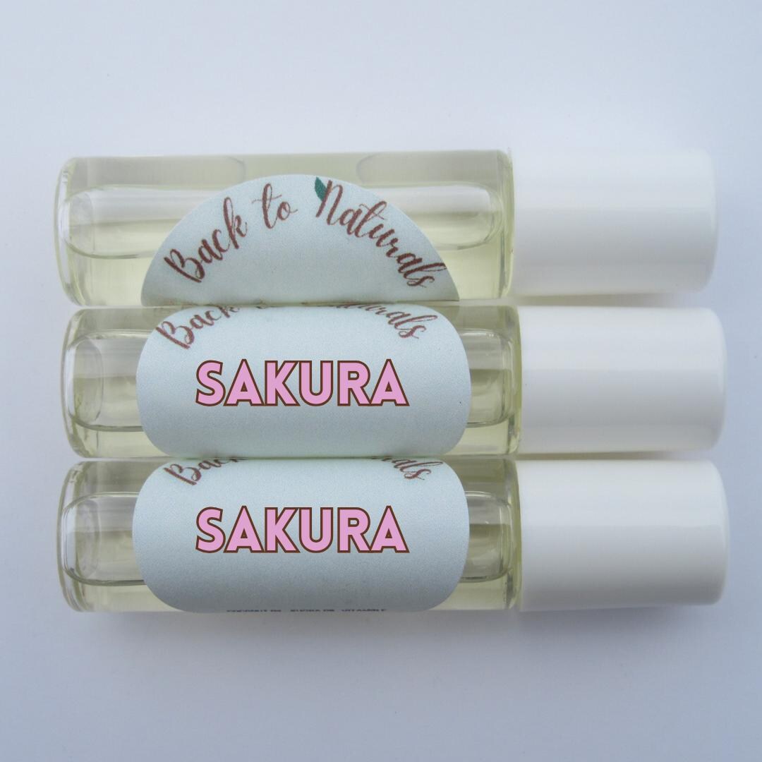 Sakura Fragrance Oil - Sakura Perfume Roll-on Bottle - Etsy