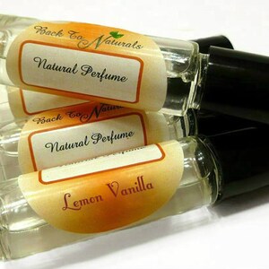 Lemon Vanilla Roll on Perfume Oil - Perfume Oil With Pure Essential ...
