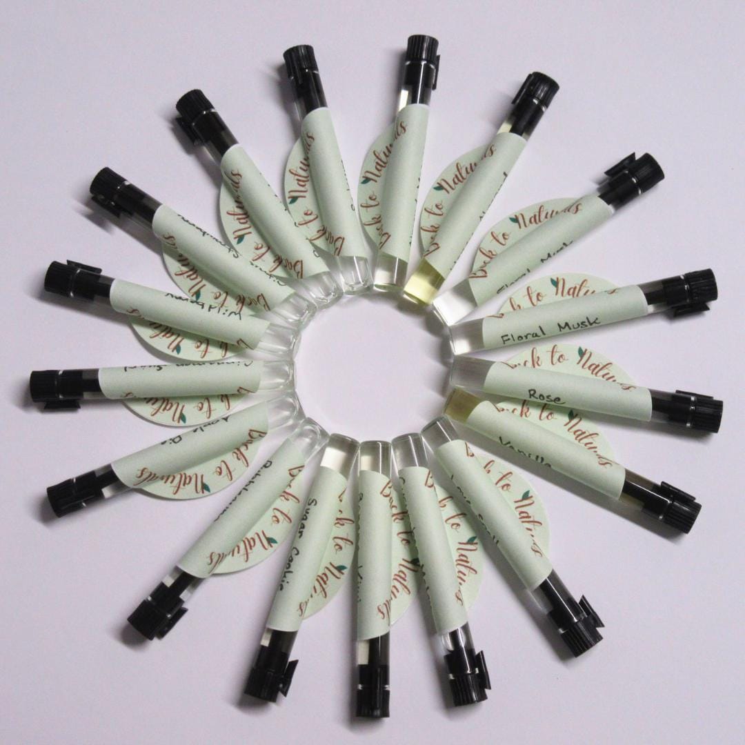 Perfume Sample Vials - Vegan Deluxe Perfume Sample Vial Sets - Choose ...