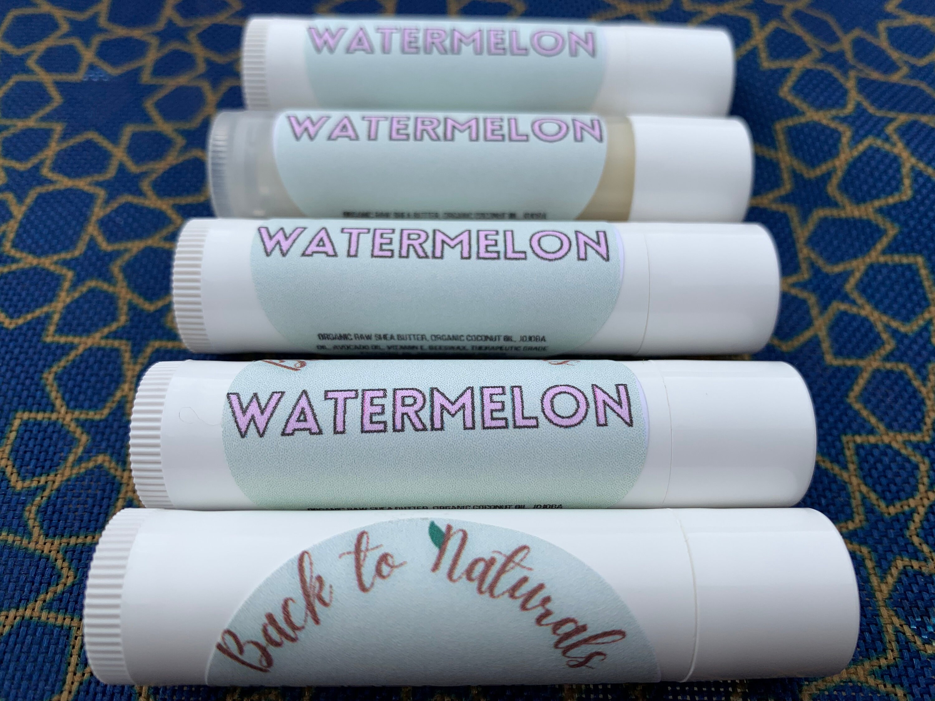 Watermelon Lip Balm Flavored Lip Balm Tube With All Natural Ingredients ...