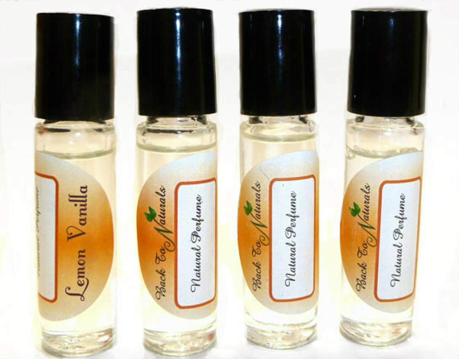 Lemon Vanilla Roll on Perfume Oil Perfume Oil With Pure | Etsy