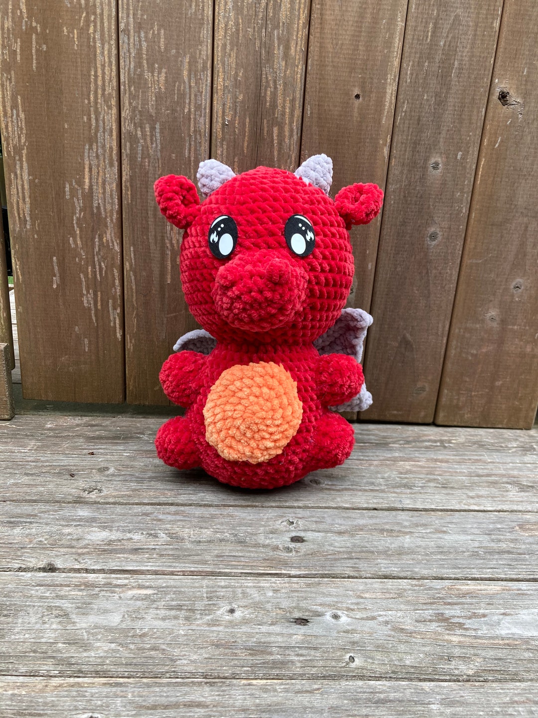 Handmade Crochet Dexter Dragon - Etsy