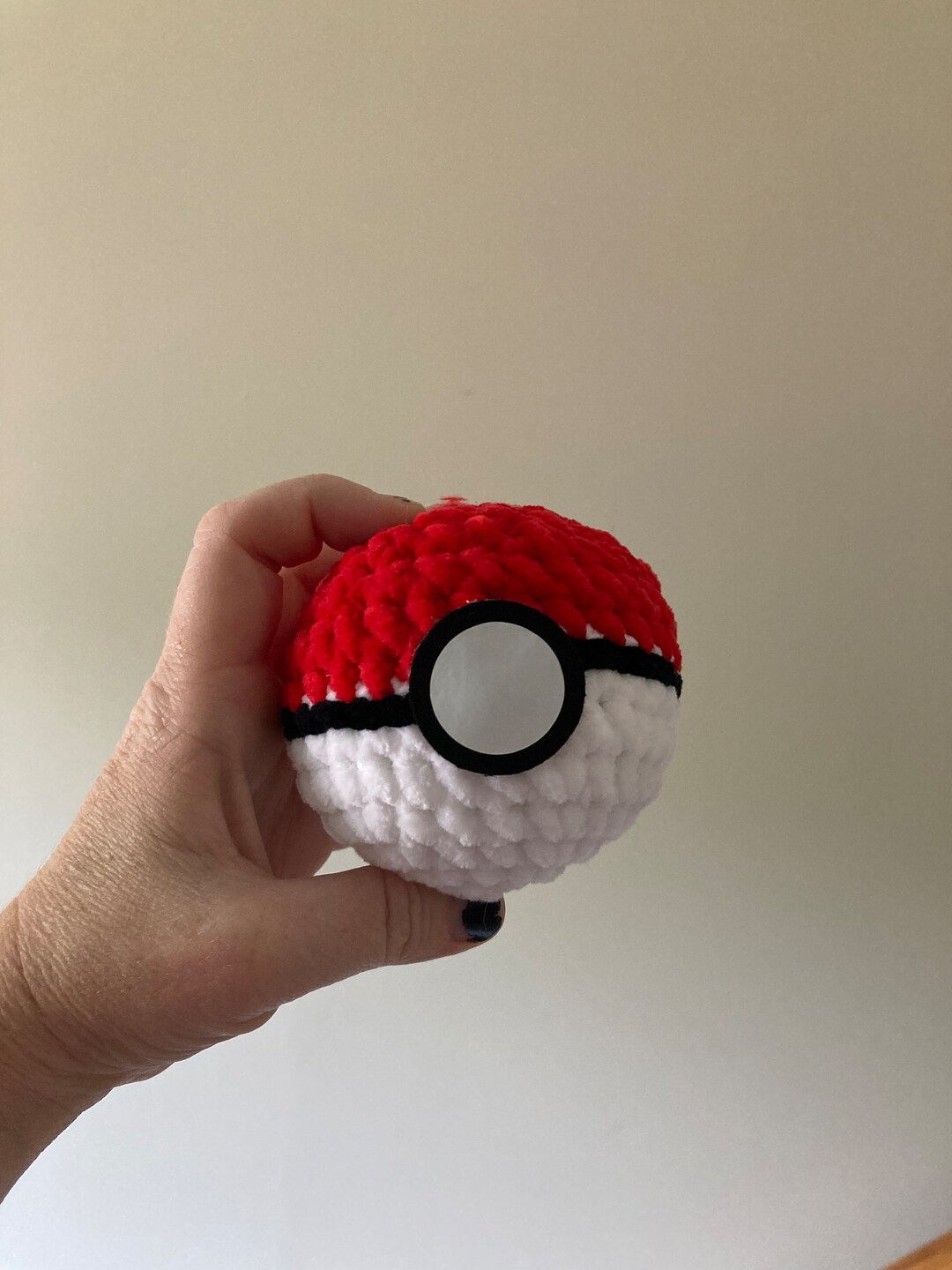 Handmade Crochet Small Pokémon Poke Ball - Etsy
