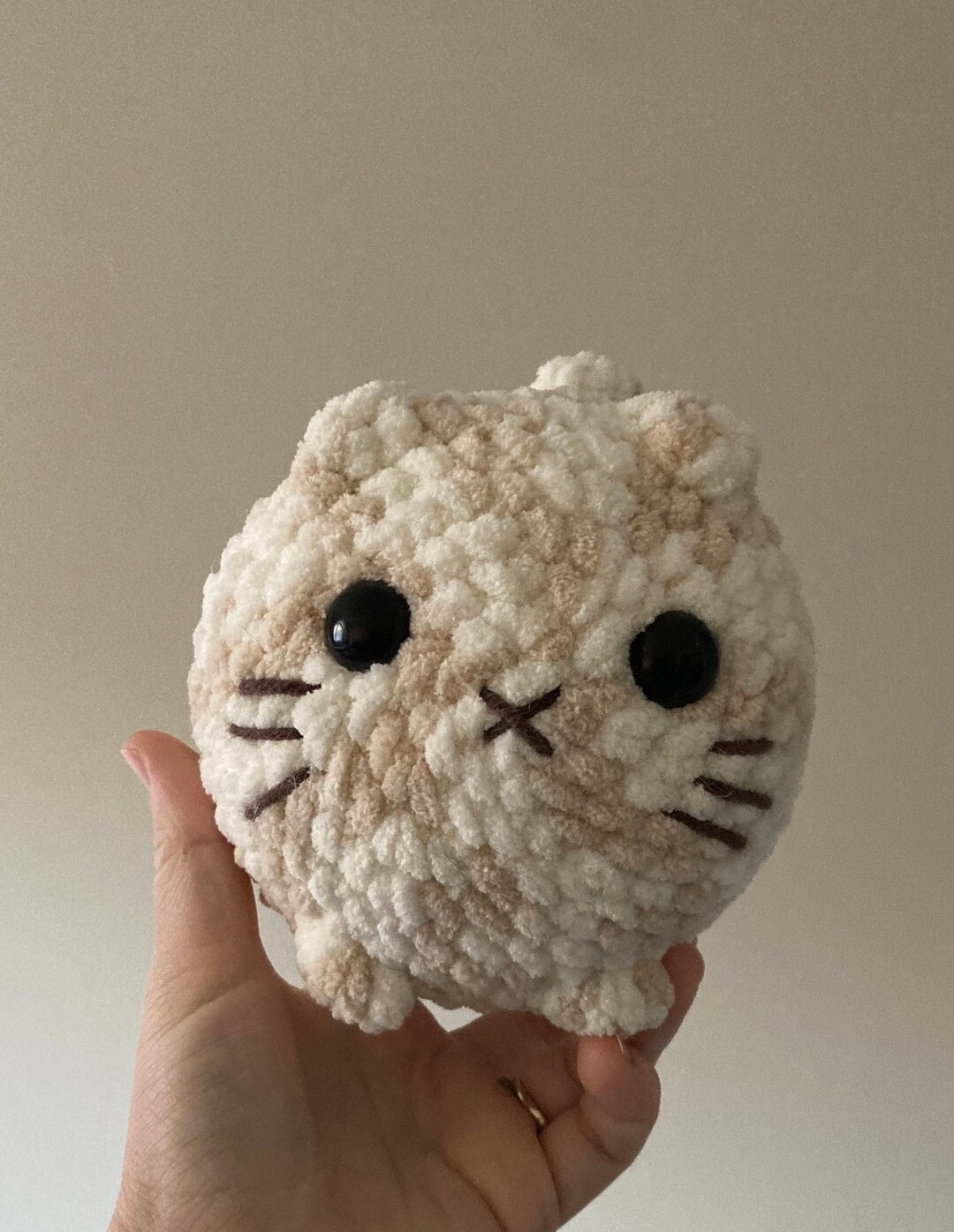 Handmade Crochet Fat Loaf Cat Crochet Cat - Etsy