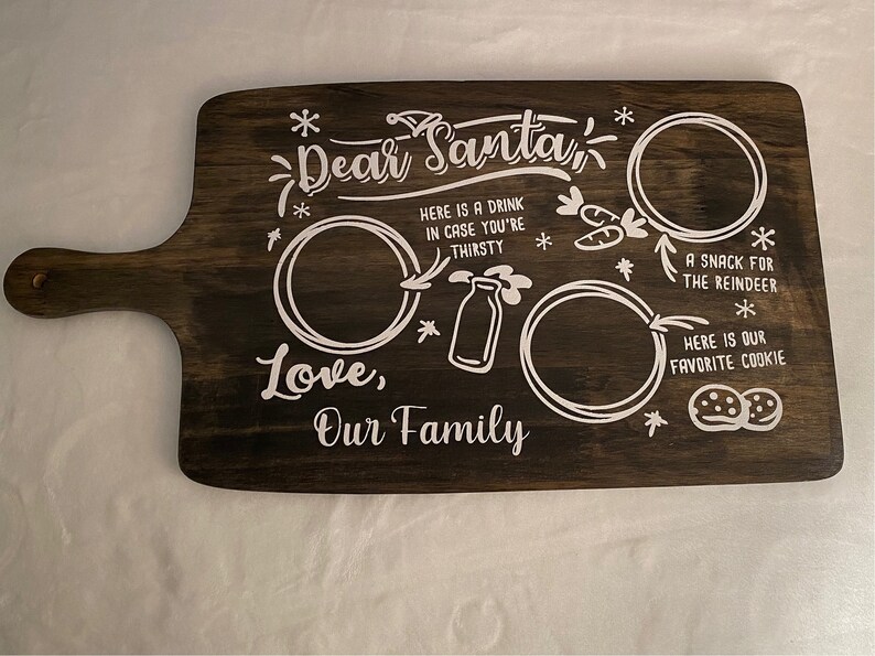 Dear Santa Cookie Tray - Etsy