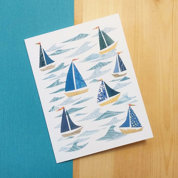 Sailing Card - Etsy