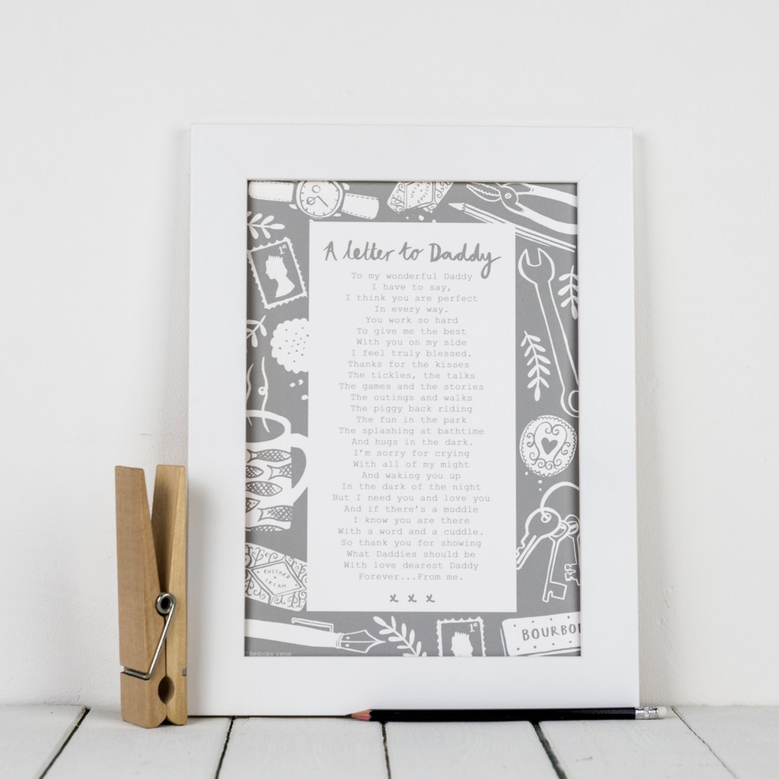 Daddy Print Daddy Print PDF Print Daddy Gift First - Etsy UK