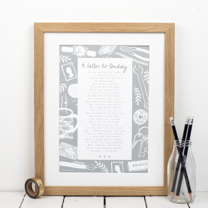 Daddy Print Daddy Print PDF Print Daddy Gift First - Etsy UK