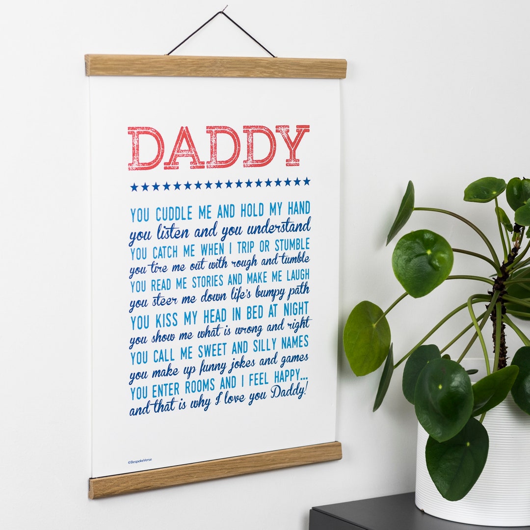 Papa PDF Druck - Digitaldruck - Geschenk für neuen Papa - Vatertag ...