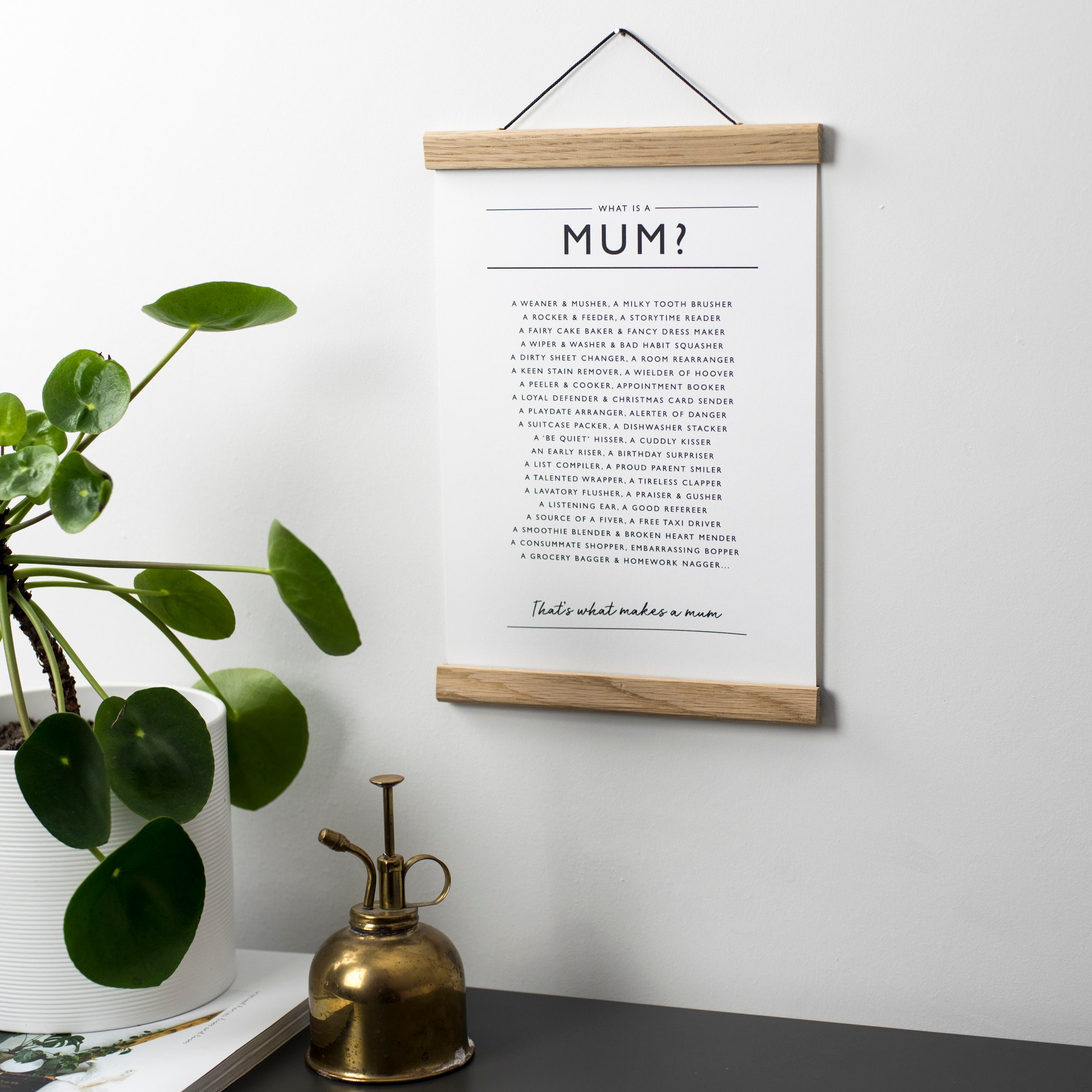Mum Print PDF Print Mum Poem Mum Poster Present For | Etsy