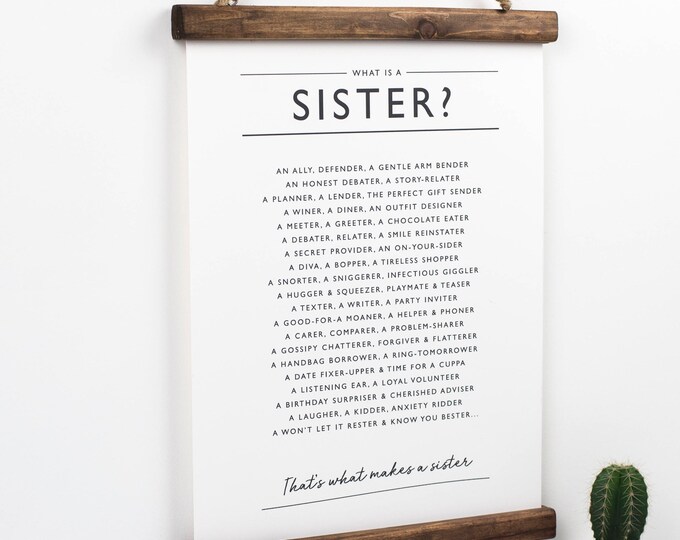 My Sister My Friend In Digital Format 5x7 Frameable Digital Sister 0190